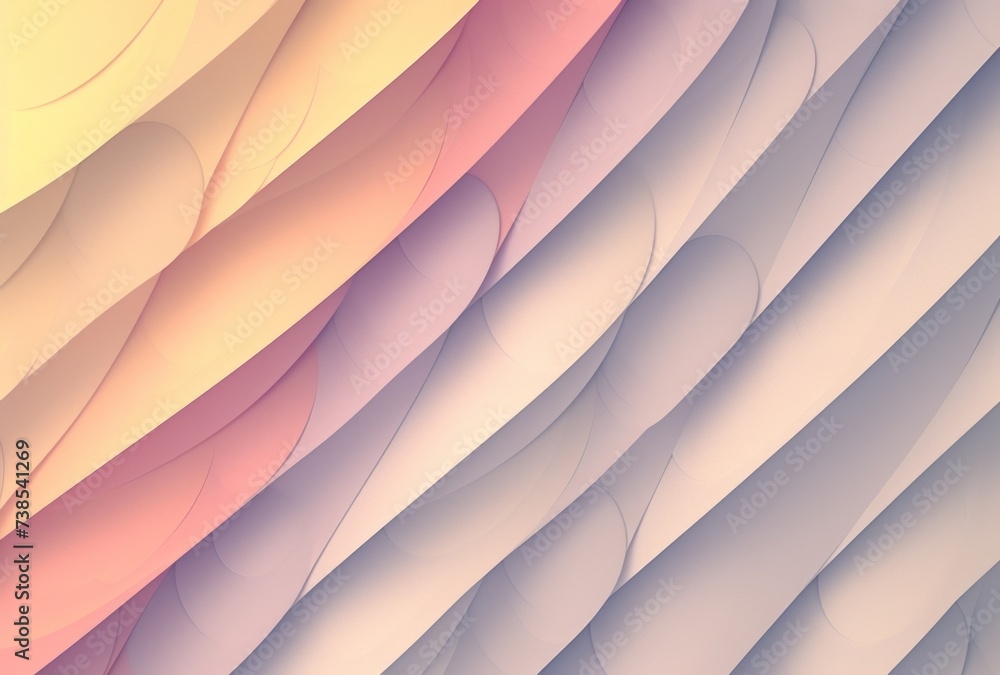 Geometric abstract patterns on a wallpaper image, featuring pastel ...