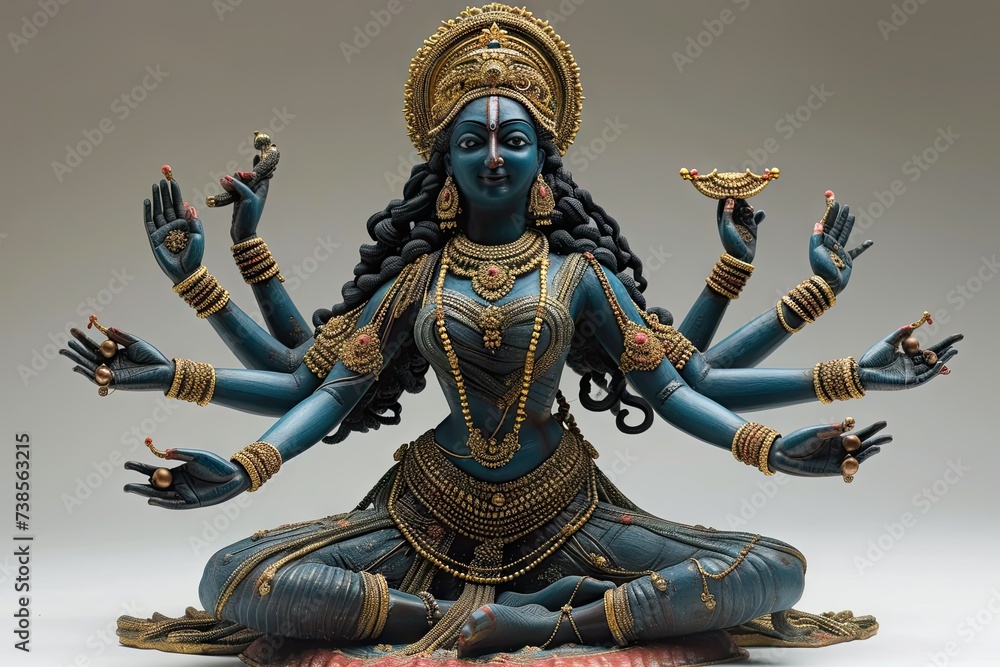Kali Mata, The Goddess Of Destruction, indian god kali mata Stock Photo ...