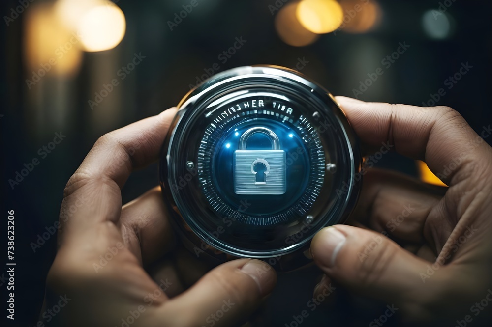 Person bearing the slogan Sibrani Safety Lock Symbol Sibrani Three ...