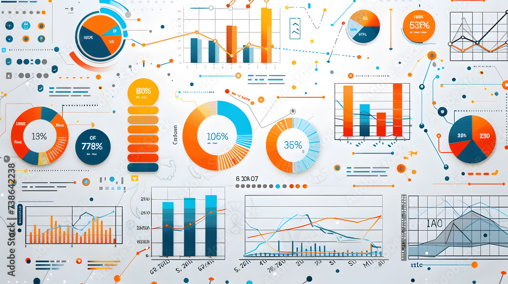 Make data-driven decisions with this visually compelling image. The ...