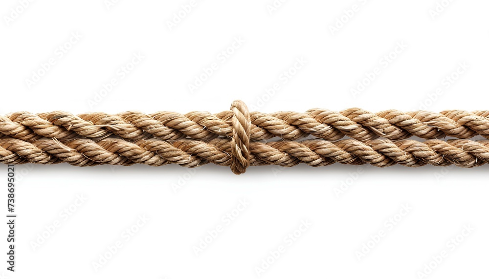 Rope isolated on white background with shadow. rope top view. rope flat ...