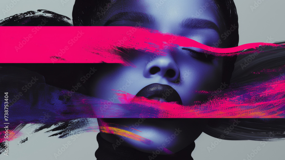 Edgy and modern layout of high end fashion shoot in combination with ...