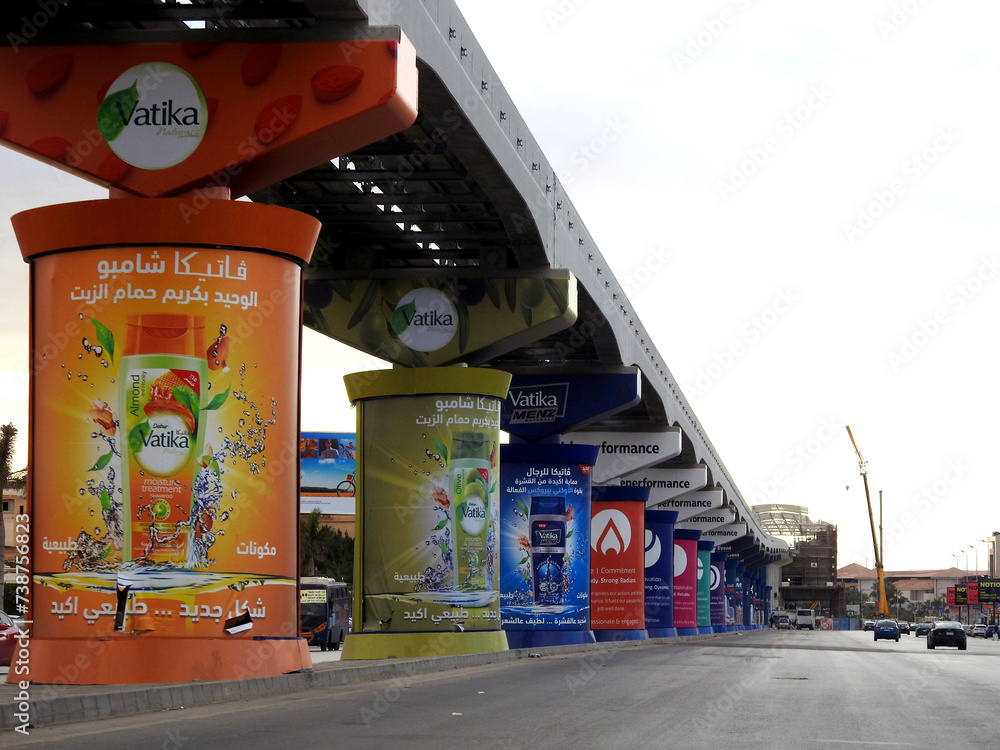 Cairo, Egypt, January 26 2024: Vatika shampoo and hair care products ...