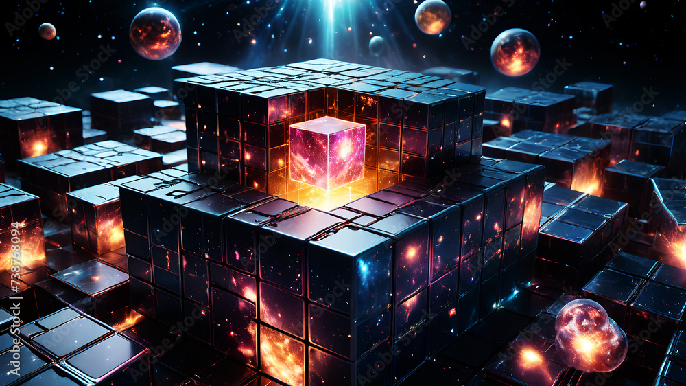 Infuse a cosmic element into your background, using celestial patterns ...