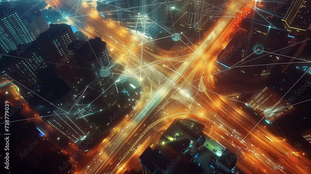 connectivity in a global smart city network, where every element from ...