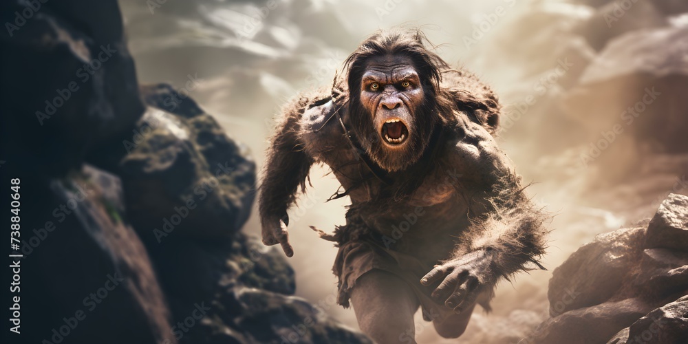 Australopithecus Our Ancestor Explores Its Prehistoric Surroundings Uncovering Mysteries Of The