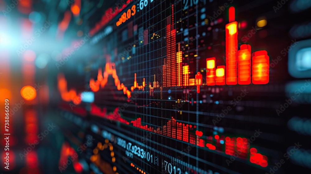 A dynamic and detailed visualization of stock market data with graphs ...