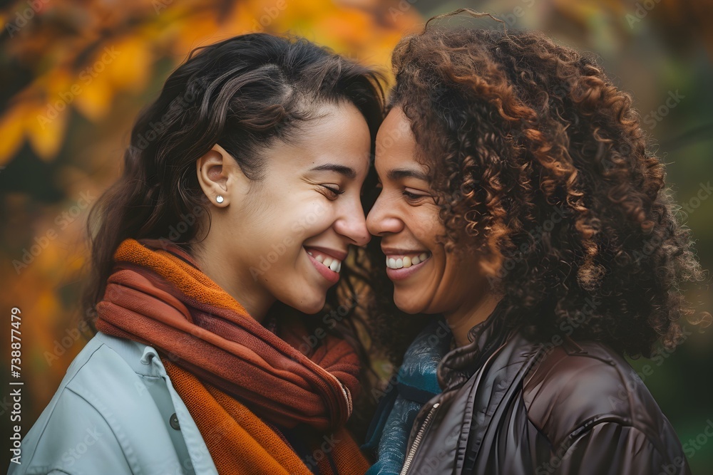 Joyful Bond Between Mother And Daughter Captured In A Park Setting
