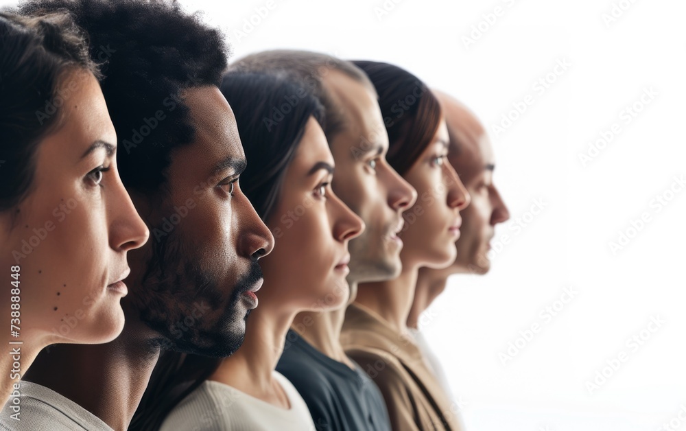 This photograph captures a diverse group of individuals showcasing a ...