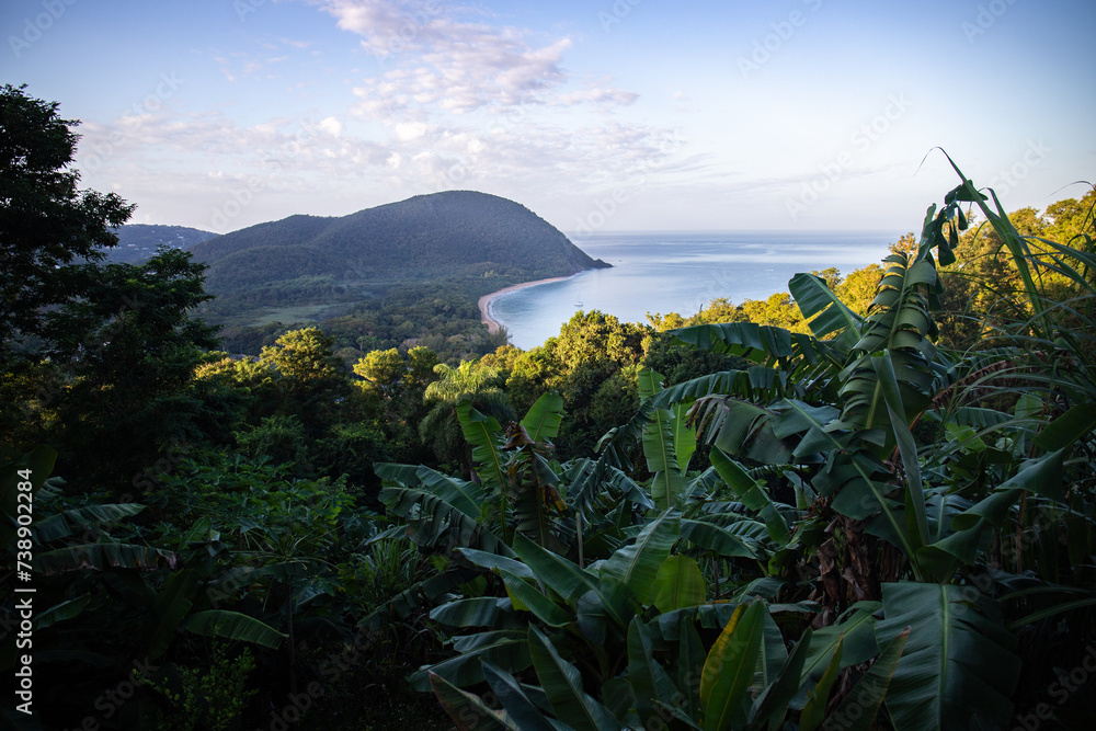 Guadeloupe, a Caribbean island in the French Antilles. View of the ...
