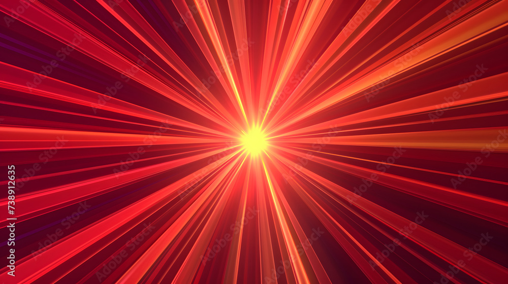 Comics rays background with halftones. Abstract background with rays ...