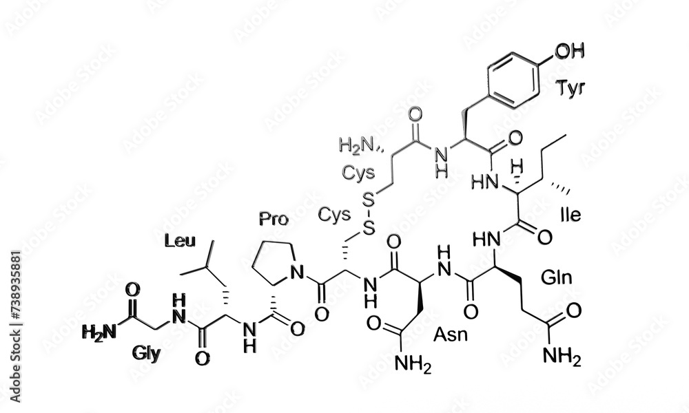 hormone medicine science chemistry oxytocin love health care chemical ...