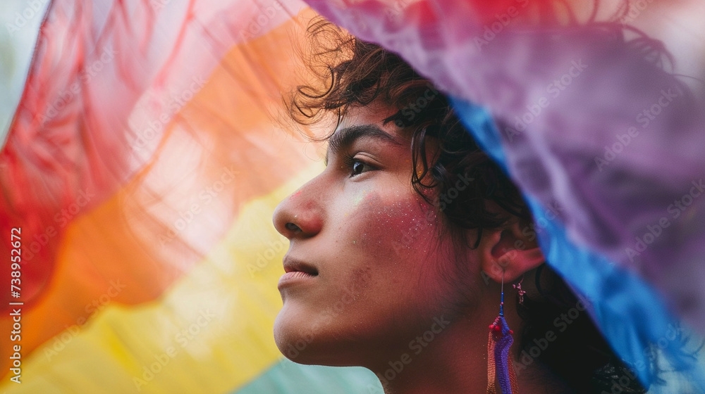 A young advocate campaigning for mental health awareness and ...