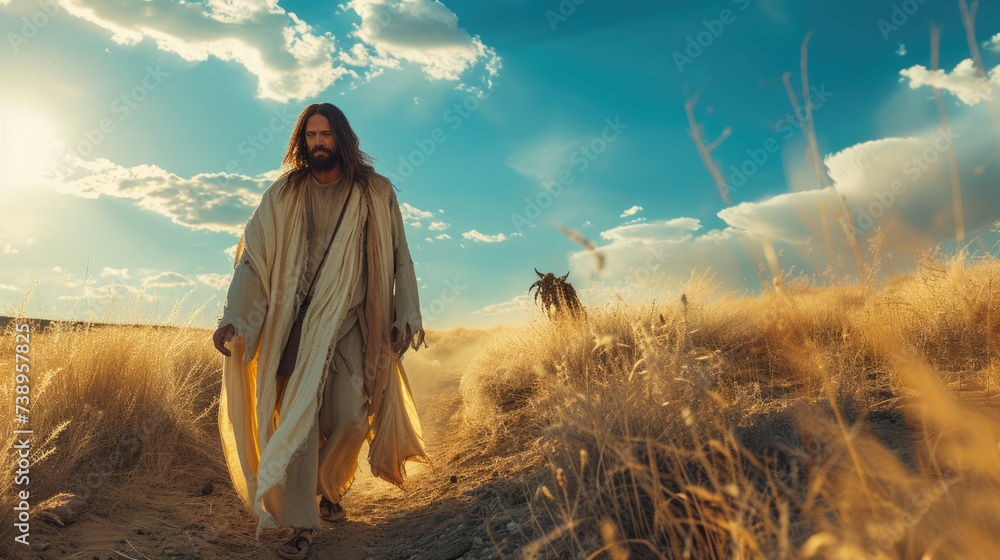 Divine grace in motion: A full-length portrait captures the serene ...