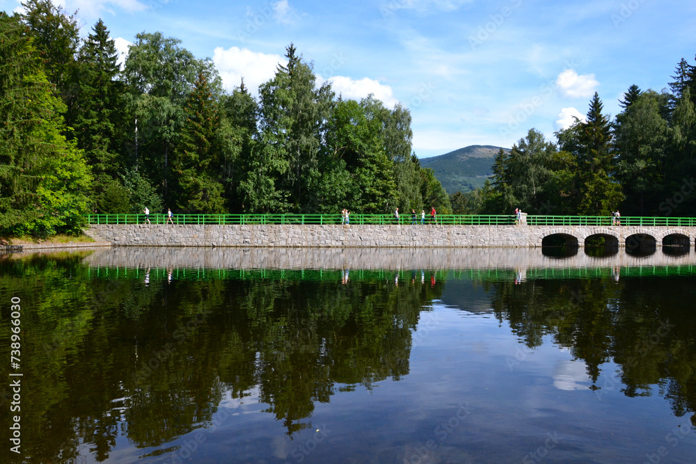 Karpacz, Poland. The Wild Waterfall (polish: Dziki Wodospad) – an anti ...