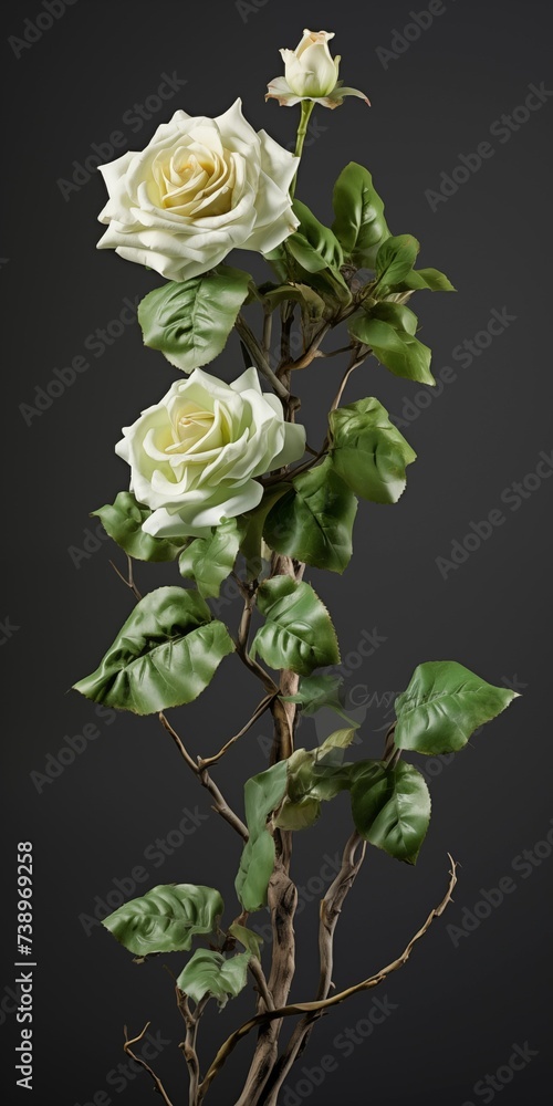 White rose 3D model for sale on 3docean. A stunningly realistic ...