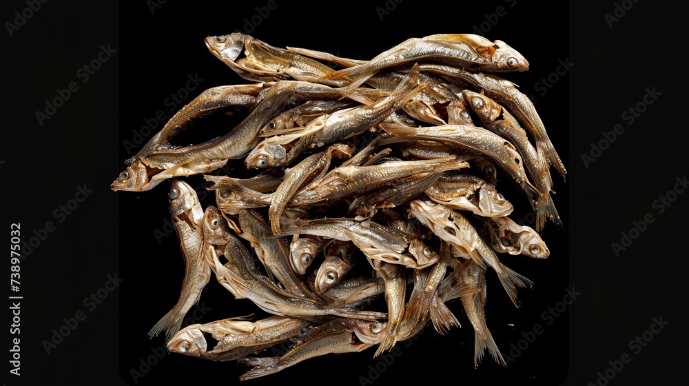 Turkish-style fried anchovies, known as "Hamsi Tava," offer a savory ...