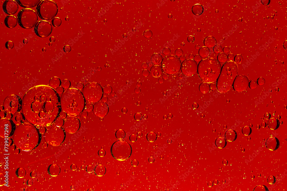 Macro red bubble texture close-up,red macro bubbles,Backgrounds ...