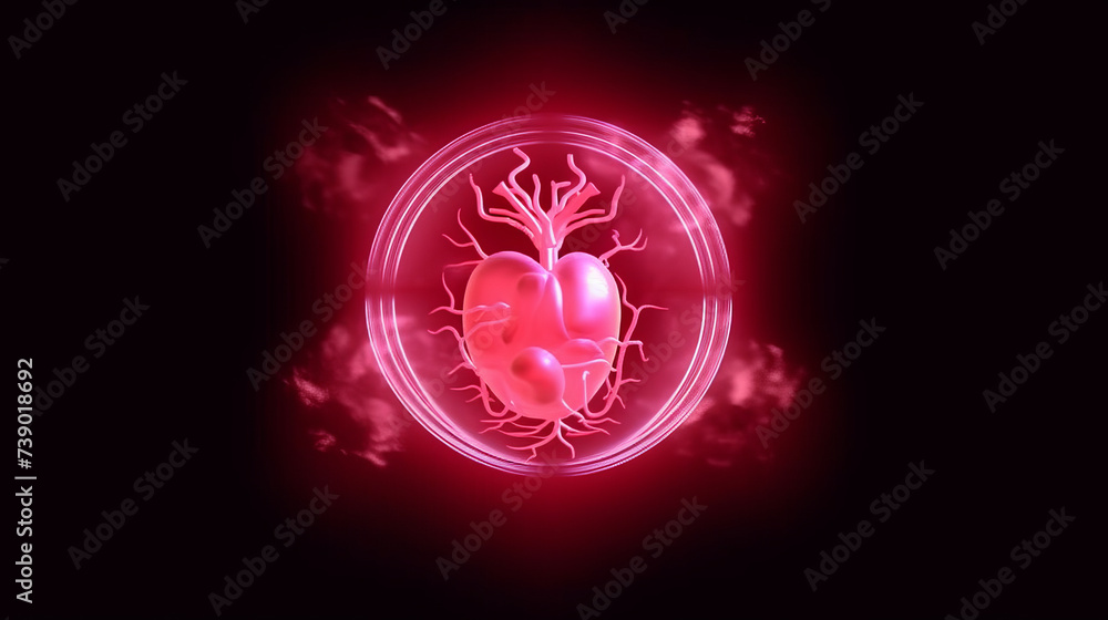fetus heart shape womb graphic pregnancy embryo science accurate foetus ...