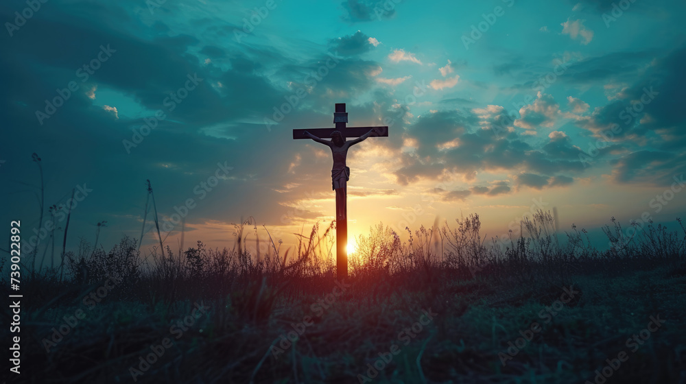 Behold the profound image of Jesus Christ on the cross, a symbol of ...