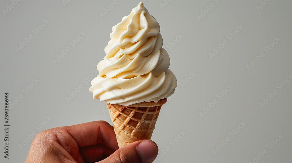 Indulge in pure delight with our creamy ice cream cones. Experience the ...