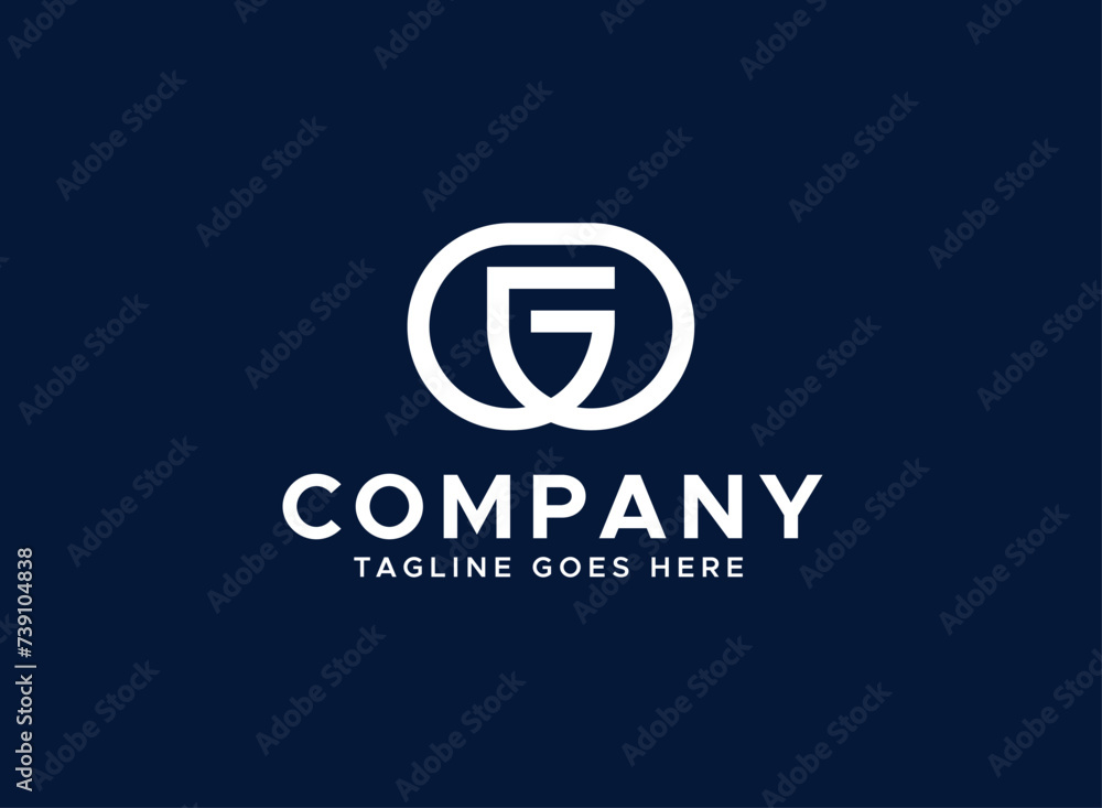 Introducing our innovative GG letter minimal logo design template, This ...