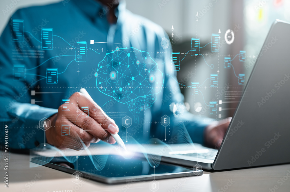 ai, database, digital, information, network, technology, graph ...