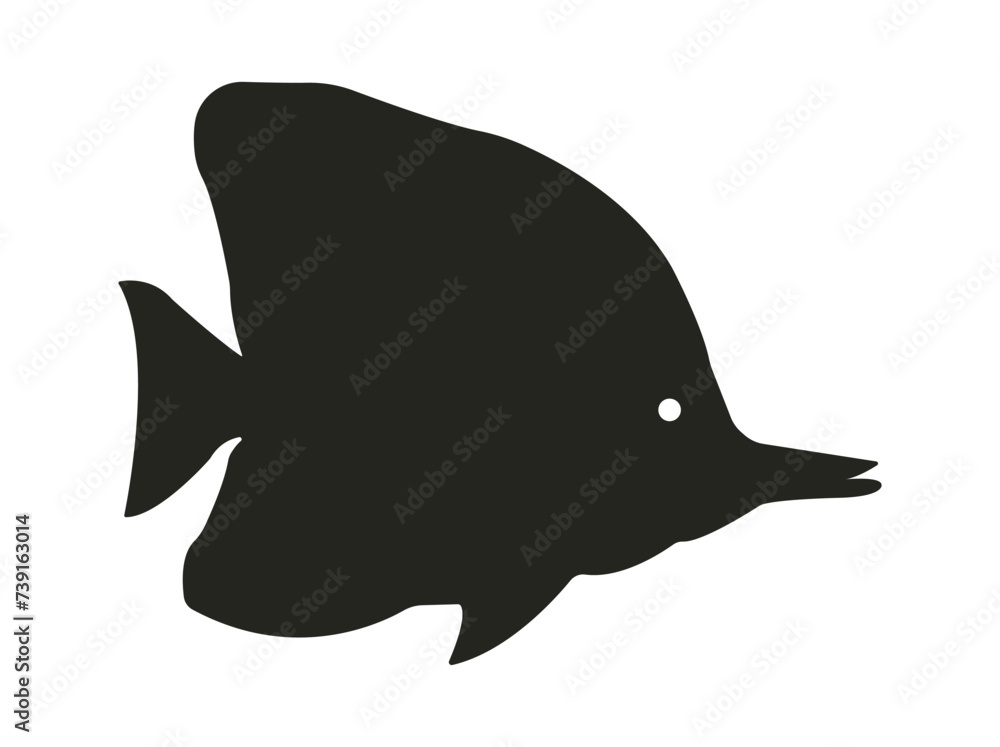 Aquatic animals with fish various fins, scales, tails and gills, Farm ...
