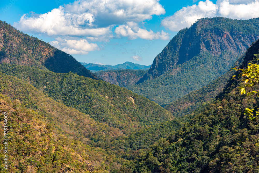 The Pha Bong viewpoint in the Thai highlands offers fantastic views of the Western Thanon Thong ...