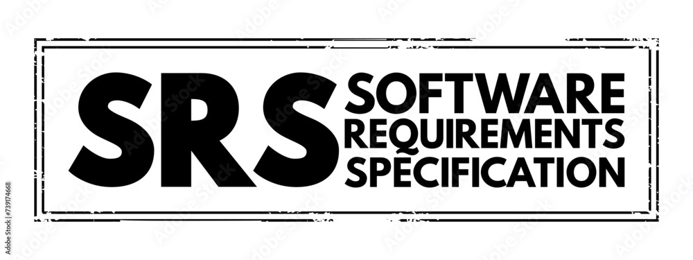SRS - Software Requirements Specification is a description of a ...