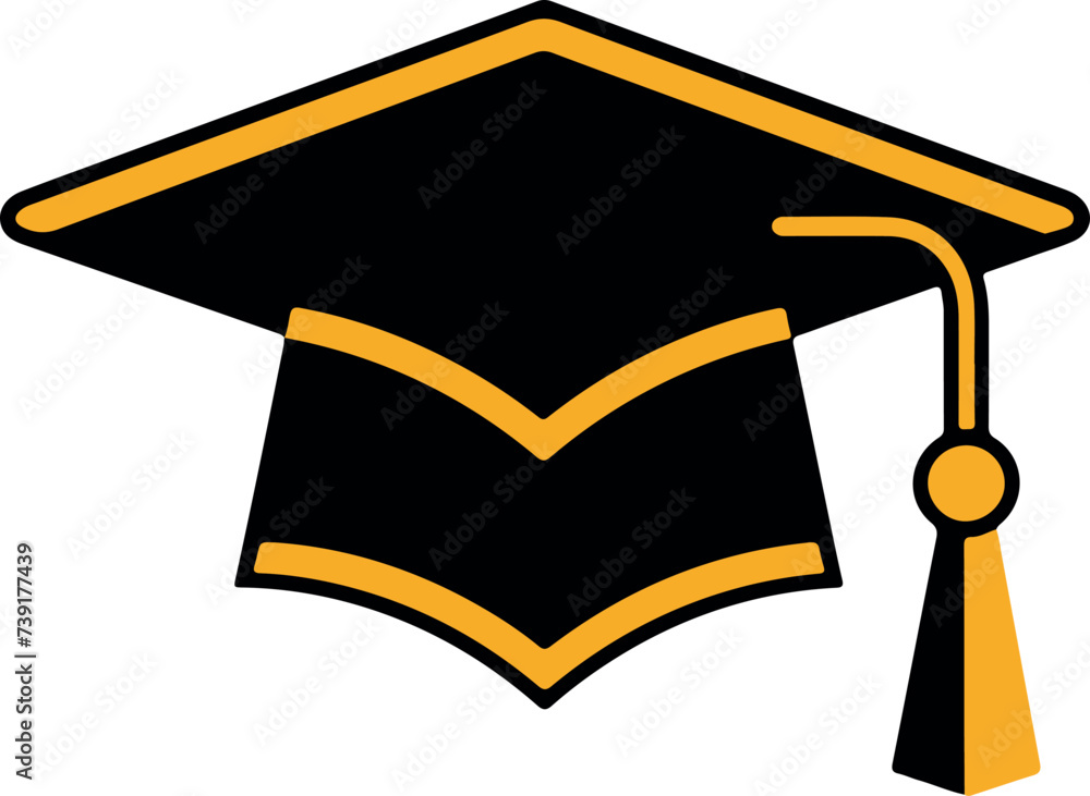 Bachelor's cap, graduation cap, worn at graduation ceremonies ...