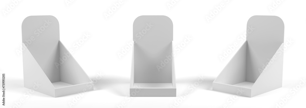 Empty Product Display Tray With Hooks, Hanging PDQ Display Box With ...