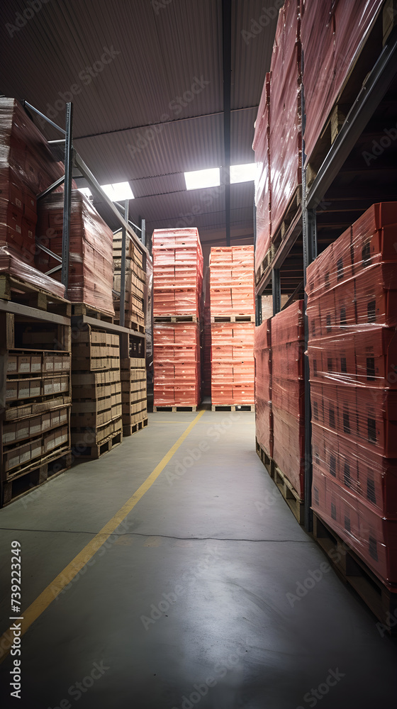 The strategic placement of goods on loaded pallets serves as essential ...