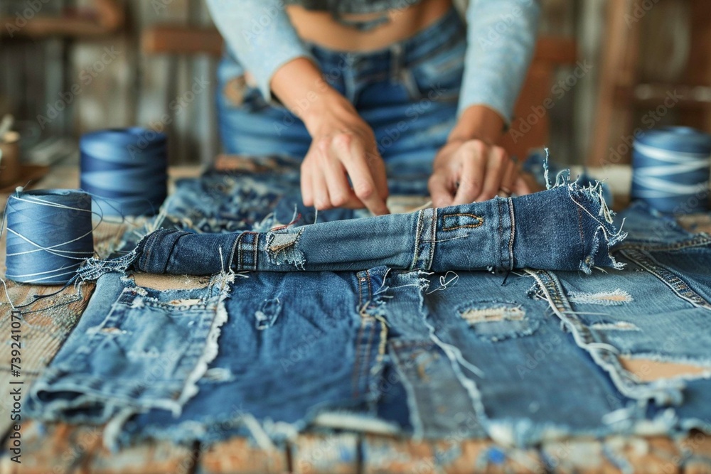 Denim Upcycling Ideas, Using Old Jeans, Repurposing Jeans, Reusing Old ...