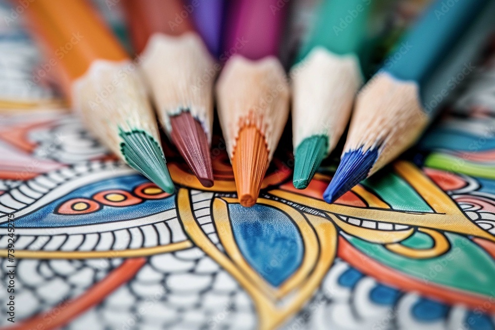 Foto de Mindfulness Coloring, Mindfulness practice of paying attention ...