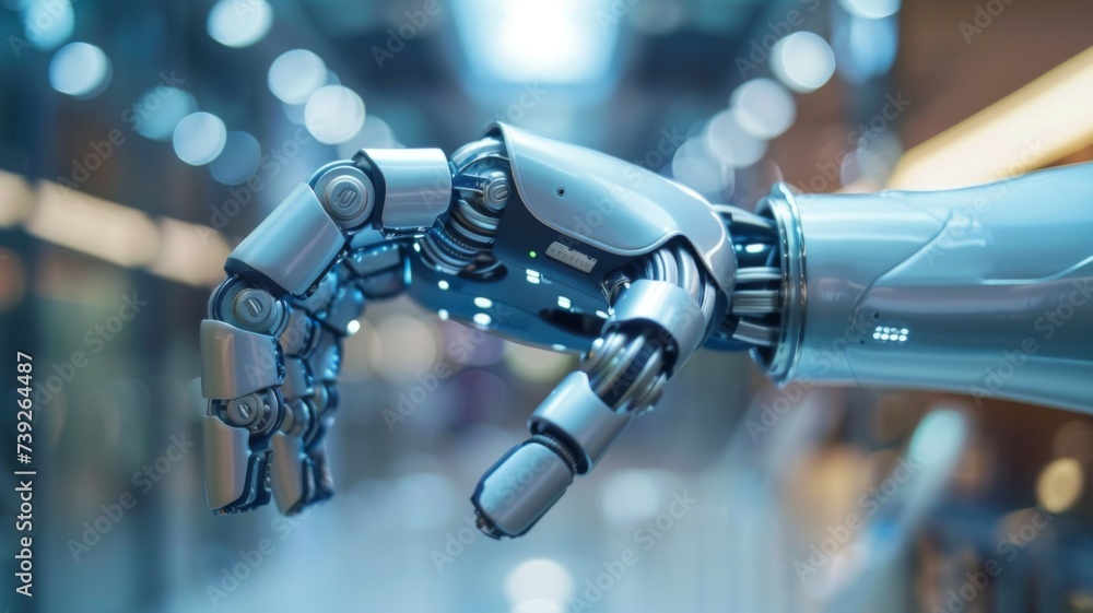 Innovative Robotic Automation - Advanced robotics arm in action ...