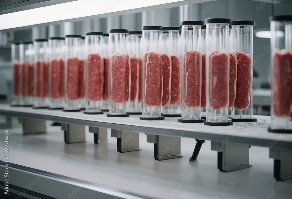 Clean cell-based meat. Muscle and connective tissue cultured from ...