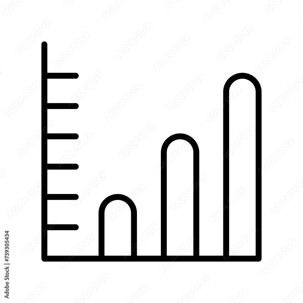 Bar chart icon, bar chart, chart, graph, bar, graphic, statistics ...