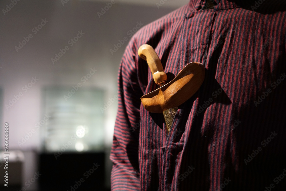 The keris or keris is a traditional weapon similar to a dagger or small ...