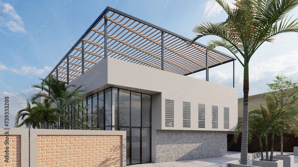 Communal premises in Lima Peru, minimalist architecture, potential ...