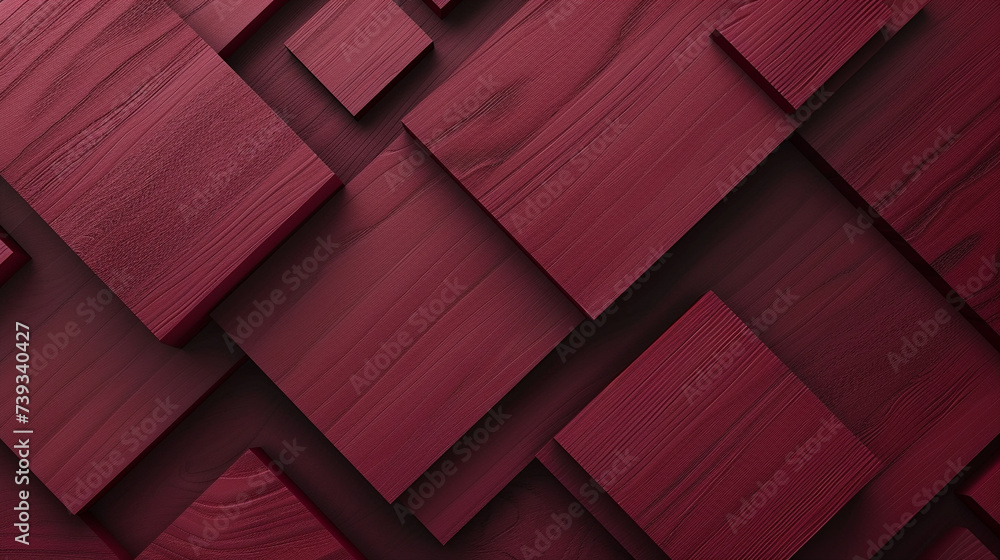 Rosewood color abstract shape background presentation design. PowerPoint and Business background ...