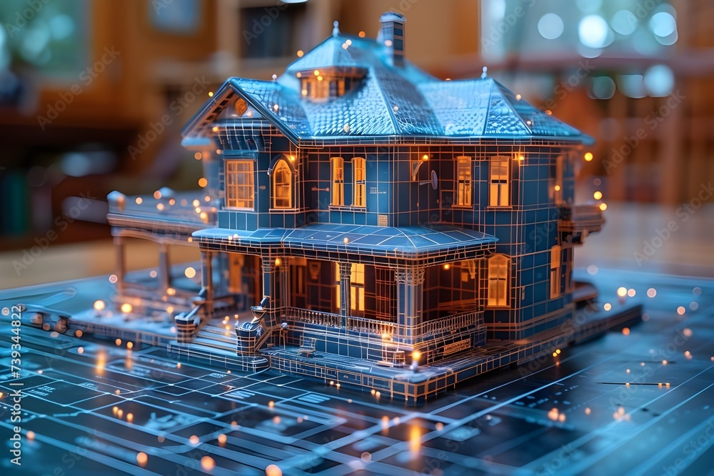 Use holographic technology to design building structures and houses in ...