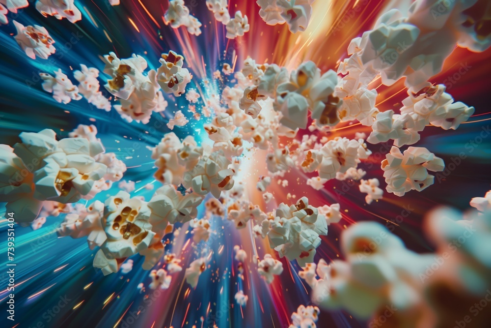sci fi movie popcorn traveling through hyperspace at faster than light ...