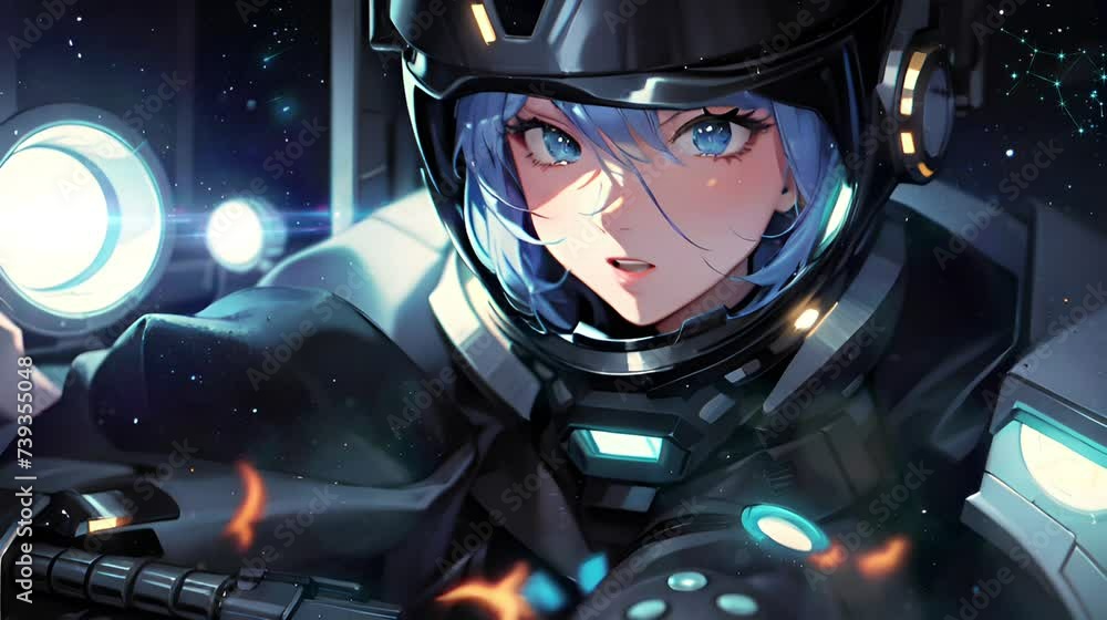 Captivating eyes, shimmering like stars, imply grace and intelligence ...