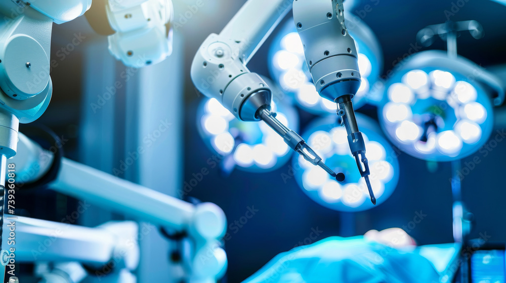 Surgical Robot Arms in Operation Room. Stock Photo | Adobe Stock