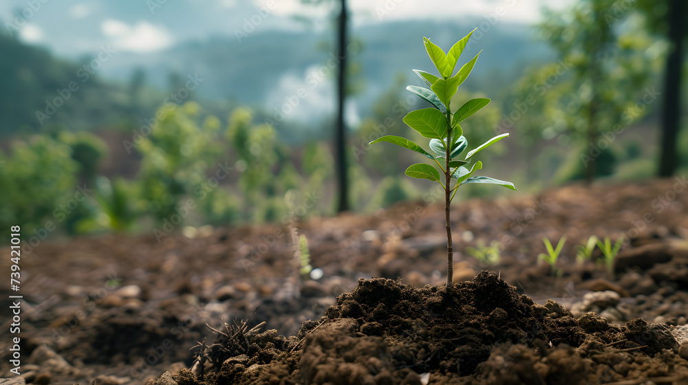 A tree adoption program where individuals can sponsor the planting and ...