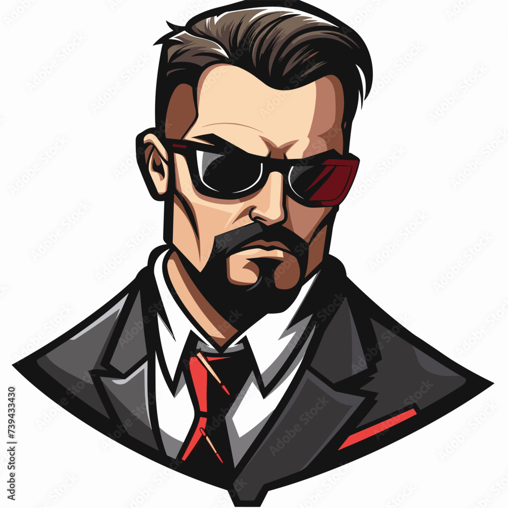 Mafia esport vector logotype, logo mafia, icon mafia, sticker mafia ...