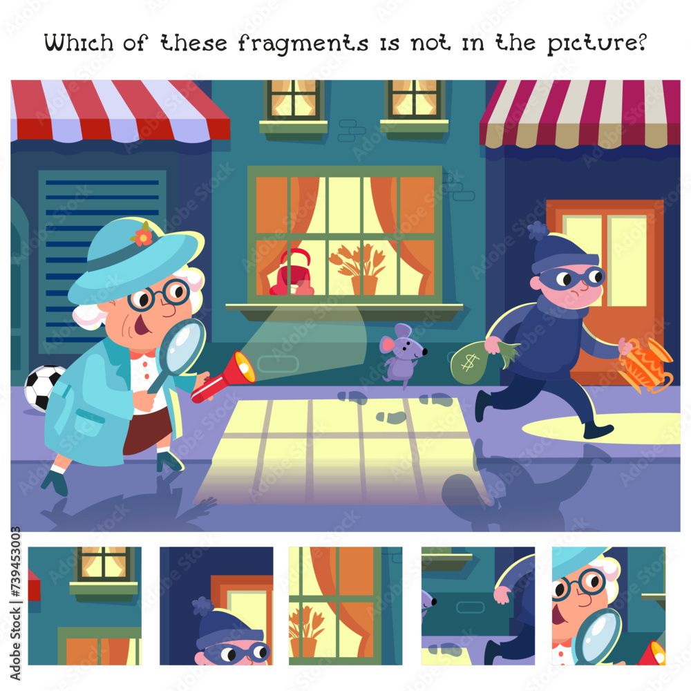 Find hidden objects in picture. Educational puzzle game for kids. Сute ...