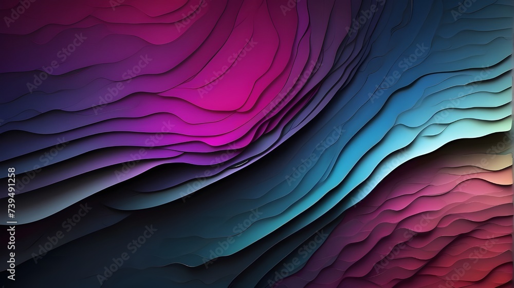 Striking Gradient Wallpaper, Dark Gradient-Colored Wallpaper, Dark and ...