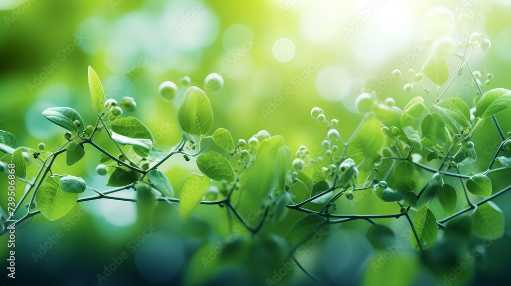 Plants background with biochemistry structure. Copy space using as ...